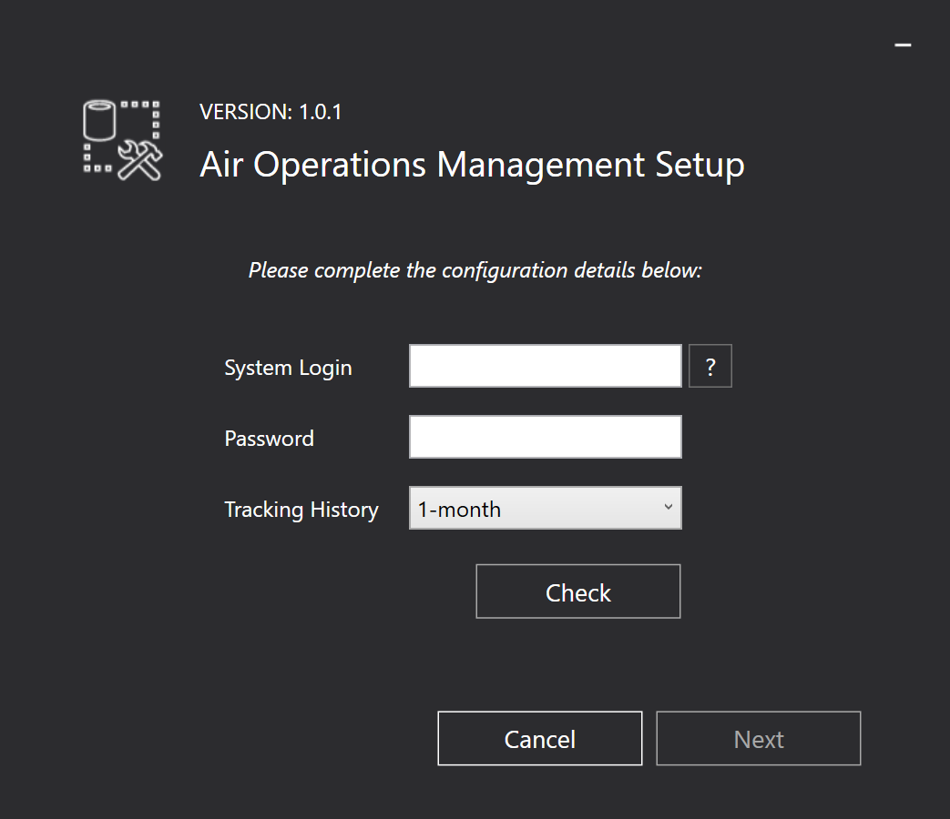 Installing Air Operations Management – Apex Flight Operations Support Center